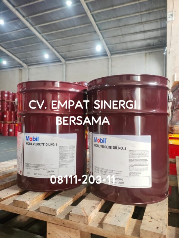Mobil Velocite Oil No.6 iso vg 10, Spindle Oil – CV. EMPAT SINERGI BERSAMA